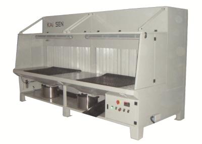 China Dust Fume Downdraft Grinding Table Easy Maintenance 3400×1535×1895mm Size for sale