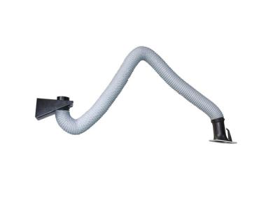 China Black / Grey Welding Extraction Arm , Persistent Tightness Flexible Exhaust Arm for sale