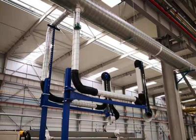 China 3 + 3m Length Fume Extraction Arms Anti - Chemical Aluminum Ally Supporting for sale