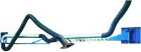 China Flexible Dust Welding Fume Extraction Arm , Smoke Exhuast Pipe In Different Length for sale
