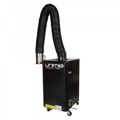 China Customized Mobile Smoke Extraction For Small Level Fume With Stainless Steel Hood for sale