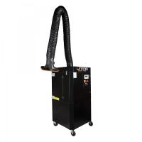 China DN160 3M Length Arm Full Auto Cleaning Mobile Fume Extractor Polyester Filter Welding Smoke Purifier for sale
