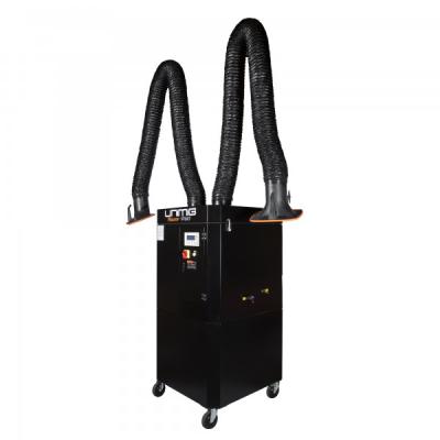 China Two Arms and Filters Smart Mobile Fume Extractor With 2600 M³/H Air Flow for sale