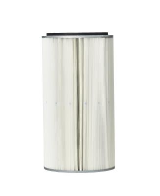 China Industrial Pleated Polyester Filter Element Cartridge For Dust Collector  Above MERV 15 Level for sale