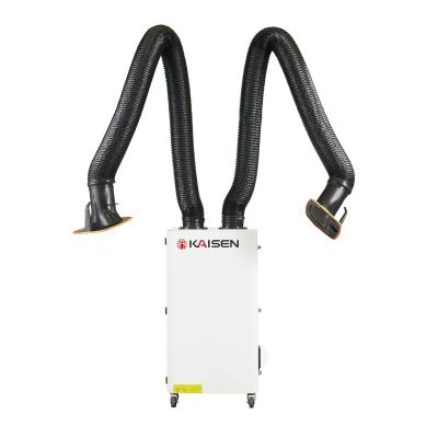 China Double Arms Welding Fume Extration Units 2.2kW 3x380V 50Hz And 2000 m³/h Air Flow for sale