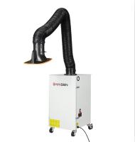 China Mobile Industrial Dust Collector 99.9% Efficiency With Exhaust Arm For Welding / Grind for sale