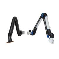 China Duct System Fume Extraction Arms 360 Degree Rotating Air Suction Hood for sale