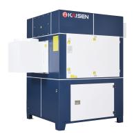 China 380V / 415V Voltage Central Dust Collection System Separated Fan System 15KW Power for sale