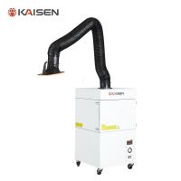 China Mobile Small Laser Cutting Fume Extractor With HEPA Filter, 1000m³/h Air Flow，120V/220V~50/60Hz for sale