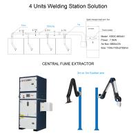 China Welding Fume Collector , Intelligent Welding Fume Extraction System for sale