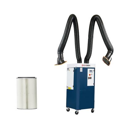 China Large Power Auto Cleaning Welding Mobile Fume Extractor System Double Welding Booths for sale