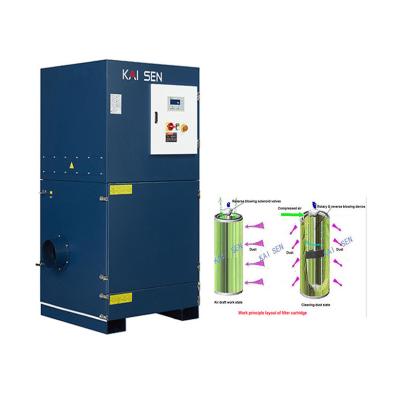 China 1.5KW Power Laser Dust Collector 200mm Inlet Diameter 720 * 700 * 1745mm for sale