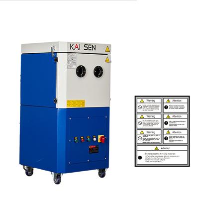 China Industrial High Vacuum Extraction Laser Cutting Dust Collector With Pre Filter System 300m3/H for sale