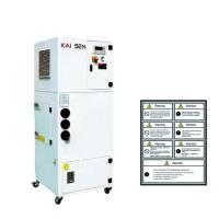 China 5.5KW Industrial High Vacuum Extraction Dust Collector Automatically Cleaning With PLC for sale
