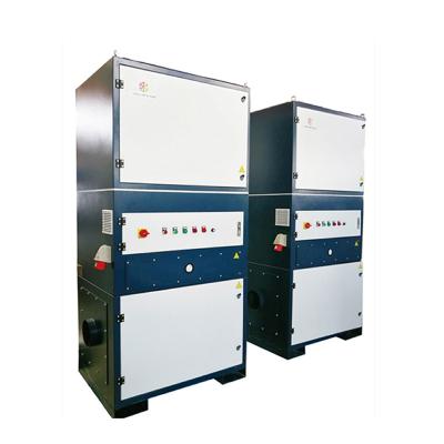 China 3KW Laser Cutting Dust Collector With VFD  3000m3/H And Glass Fiber And Active Carbon Filter for sale