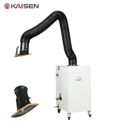 China Mobile Industrial Dust Collector 99.9% Efficiency With Exhaust Arm For Welding / Grind for sale