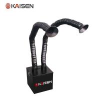 China Two Arms Carbon Filter 3㎡ 200W Soldering Fume Extractor for sale