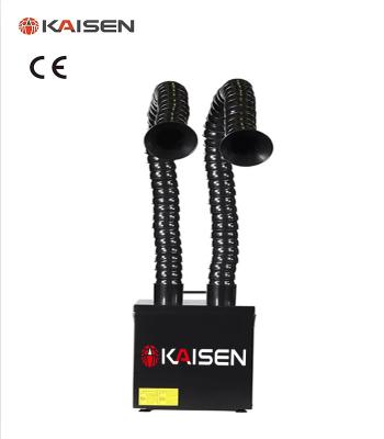 China Two Arms Carbon Filter 3㎡ 200W Soldering Fume Extractor for sale