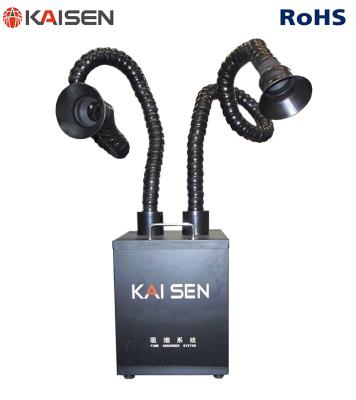 China 220V 260m³/H 200W Two Arms Soldering Fume Extractor for sale