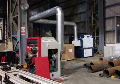 China PLC 11Kw CNC Intersecting Line Plasma Fume Extractor for sale
