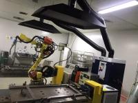 China Customized Square Hood 3kw Robot Welding Fume Catcher for sale