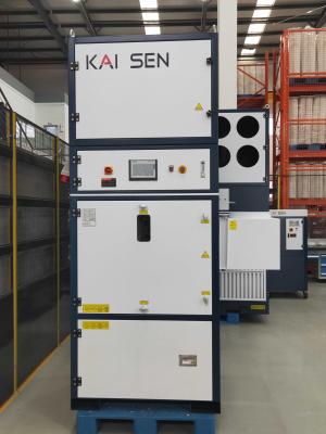 China PLC 460V 7.5kW Central Vertical Fume Smoke Extractor for sale