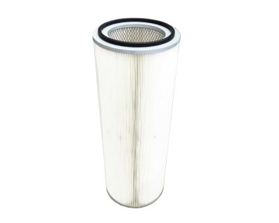 China Wet Resistance 172 Folds Polyester PTFE Cartridge Filter for sale