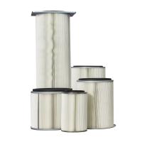 China Wet Resistance 172 Folds Polyester PTFE Cartridge Filter for sale