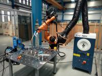 China 1.5kW 3000m3/H Laser Soldering Mobile Fume Extractor for sale