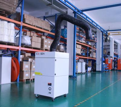 China Manual Cleaning Hair Salon Mobile Fume Extractor for sale