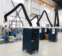 China Mobile Welding 1500m3/H PLC Laser Fume Extractor for sale