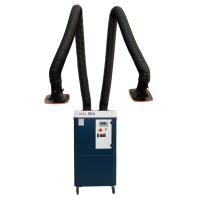 China Auto Cleaning Welding Mobile Fume Extractor For Two Welding Stations for sale