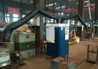 China Auto Cleaning Welding Mobile Fume Extractor For Two Welding Stations for sale