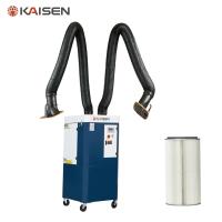 China Auto Cleaning Welding Mobile Fume Extractor For Two Welding Stations for sale