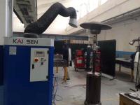 China 2800M3/H Single Arm Welding Fume Extractor For Thick Aluminum Plate for sale