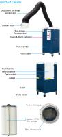 China 3m Hose Smoke Welding Fume Extraction Units Wear Resistant for sale
