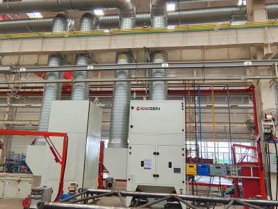 China Welding Workshop Central Dust Collector Real Time Monitoring for sale