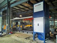 China 5500m3/H Central Dust Collector Polyester Fume Filtration System Self Diagnostic for sale