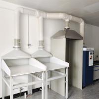 China Customized Double Pipes Powder Filtration Unit for sale