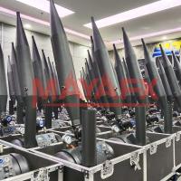 China Stage Water Cannon Gun 20-25m High Pressure for Music Festivals DMX512 Control for sale