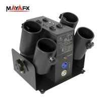 China Electric Confetti Launcher DMX512 Control 6-8m Height Quad-Shot for Weddings Events for sale