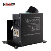 China Electric Confetti Launcher DMX512 Control 6-8m Height Quad-Shot for Weddings Events for sale