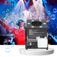 China Dual Bubble Blaster Machine 180 Degree Adjustable Angle 12m High Bubbles Quad Color LED Lights for Events for sale