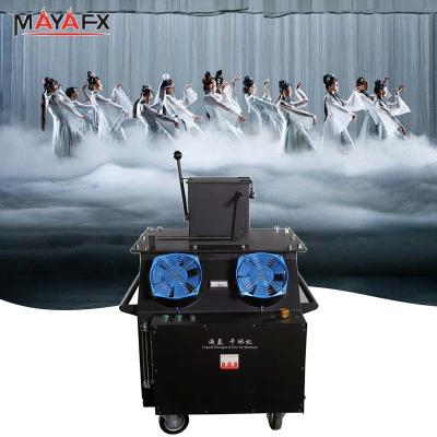 China 9KW Dry Ice Fog Machine Low Lying Cryogenic Effect for Stage Events Manual Control for sale