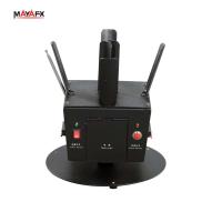 China Rotating Fireworks Console 6 Cold Firework Capacity 360 Degree Rotation Wireless Remote Control Professional Pyrotechnics for sale