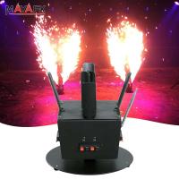 China Rotating Fireworks Console 6 Cold Firework Capacity 360 Degree Rotation Wireless Remote Control Professional Pyrotechnics for sale