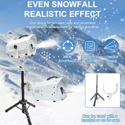 China Portable 500W Snowflake Machine 30sqm Coverage Remote Control Stand for Indoor Outdoor Events for sale