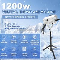 China Portable 500W Snowflake Machine 30sqm Coverage Remote Control Stand for Indoor Outdoor Events for sale