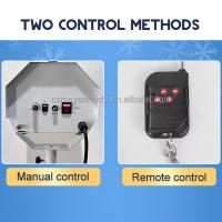 China Portable 500W Snowflake Machine 30sqm Coverage Remote Control Stand for Indoor Outdoor Events for sale