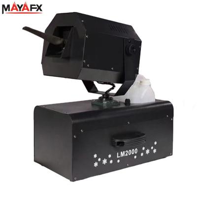 China 2000W Moving Head Snow Machine 90 Degree Angle 5L Tank for DJ Events for sale